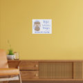Name Christian Cute Baby Sheep Bible Quote Poster | Zazzle
