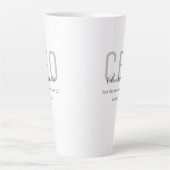 Name Gray Black CEO Latte Mug | Zazzle