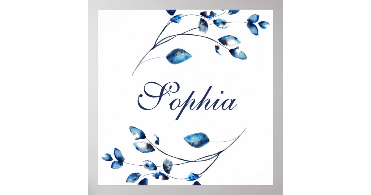 Name poster | Zazzle