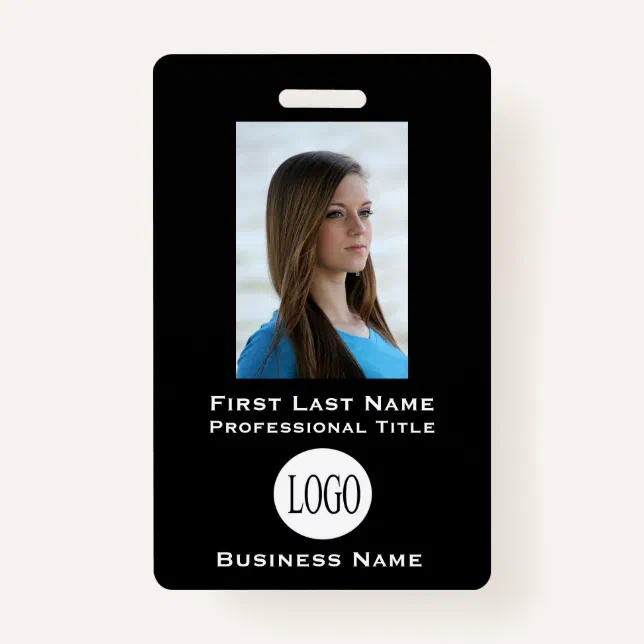 Name Tags Business Corporate Event Employee Tag Badge | Zazzle