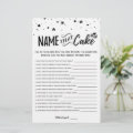 Name that cake Bridal game with Answers | Zazzle