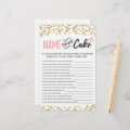Name that cake game with Answers | Zazzle