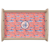 Watercolor Shark Decor | www.NauticalBoutique.Co