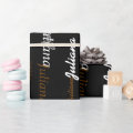 named . your own name . custom wrapping paper | Zazzle