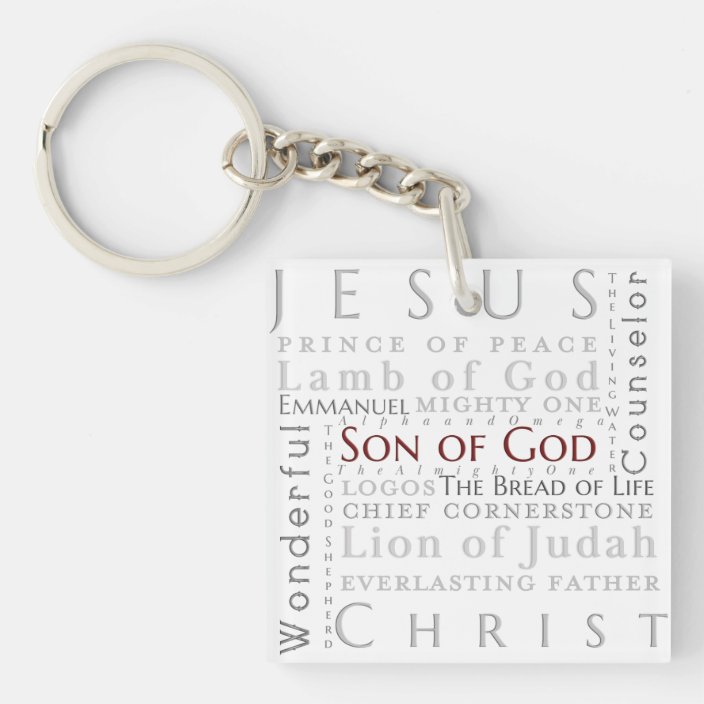 Names of Jesus Key Chain | Zazzle.com