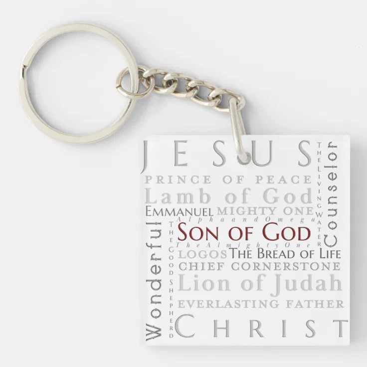 Names of Jesus Key Chain | Zazzle