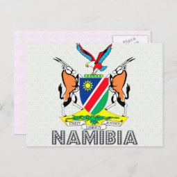 Namibia Coat of Arms Postcard | Zazzle