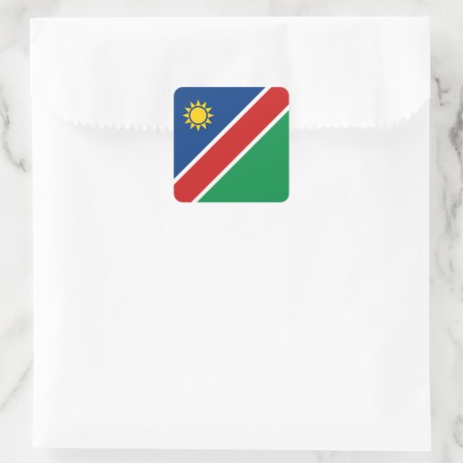 Namibia Flag Sticker | Zazzle