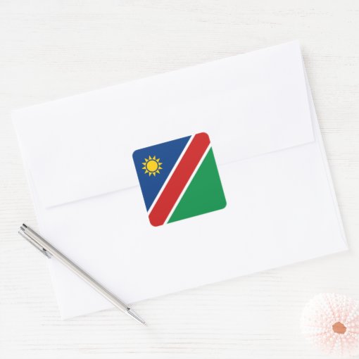 Namibia Flag Sticker | Zazzle