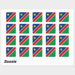 Namibia Flag Sticker | Zazzle