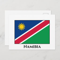 Namibia (Namibian) Flag Postcard | Zazzle