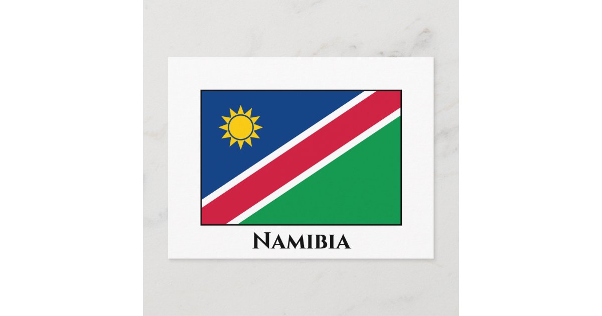 Namibia (Namibian) Flag Postcard | Zazzle