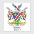 Namibia National Coat Of Arms Patriotic Sticker | Zazzle