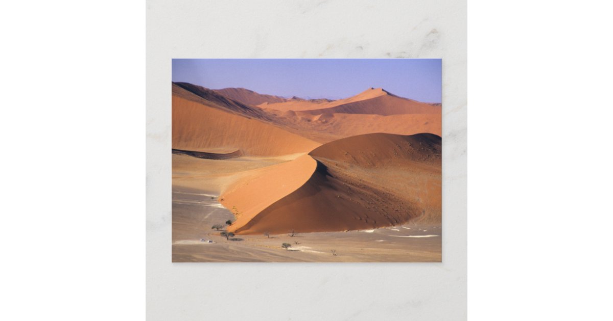 Namibia: Sossuvlei Dunes, Aerial scenic. Postcard | Zazzle