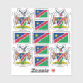 Namibian national symbols /Coat of arms and flag Sticker | Zazzle