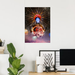 Nammu Sumerian Goddess Fantasy Photo Manipulation Poster | Zazzle