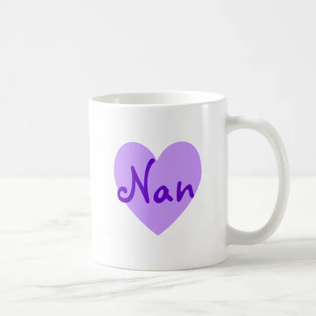 Nan in Purple Coffee Mug | Zazzle