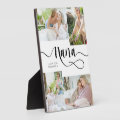 Nana Calligraphy 4 Photo Tabletop Plaque | Zazzle