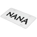 "Nana" License Plate | Zazzle