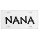 "Nana" License Plate | Zazzle