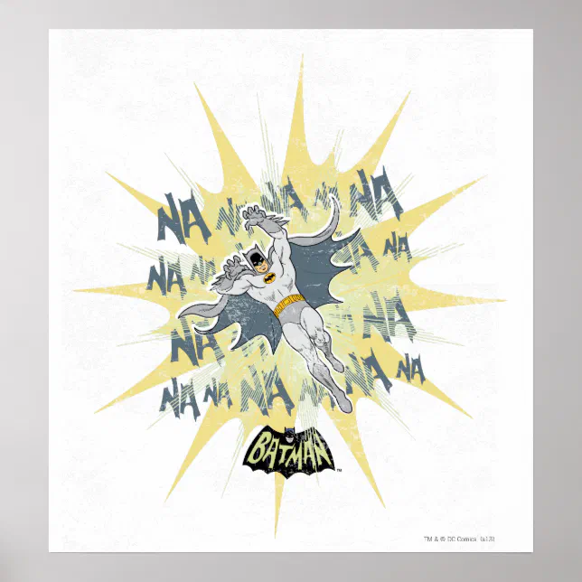 NANANANANANA Batman Graphic Poster | Zazzle