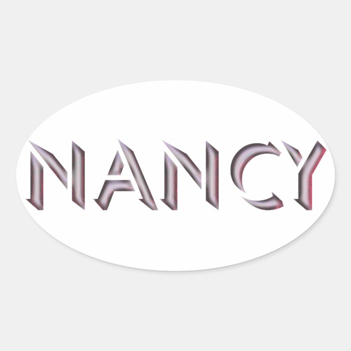 Nancy sticker name | Zazzle.com