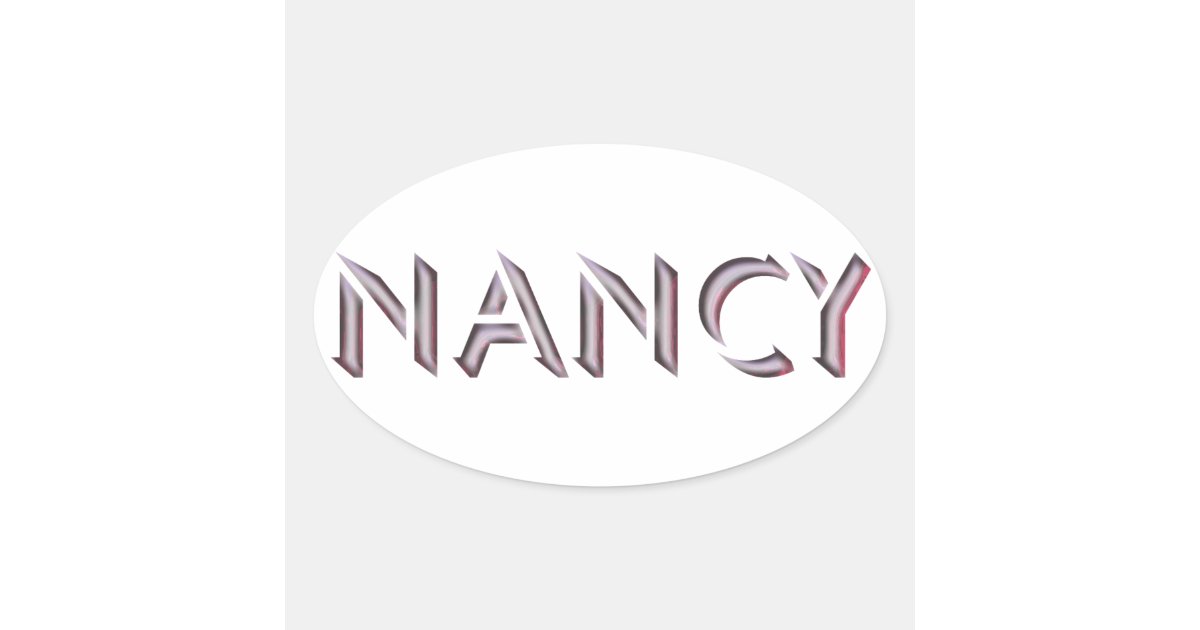 Nancy sticker name | Zazzle