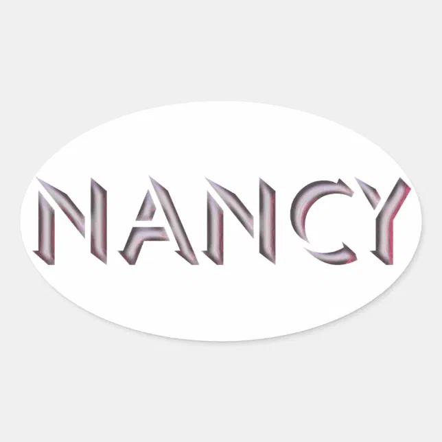 Nancy sticker name | Zazzle
