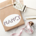 Nancy sticker name | Zazzle