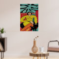 Nancy with Black Cat Poster | Zazzle