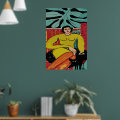Nancy with Black Cat Poster | Zazzle