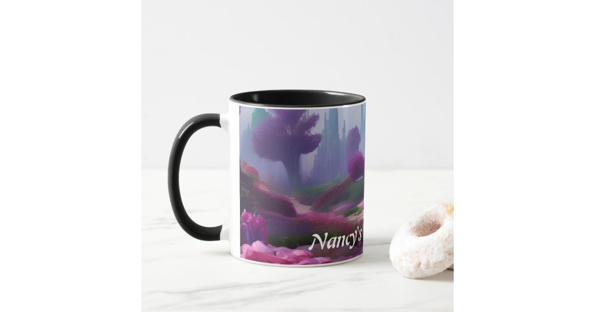 Nancy's Morning Tea Personalized Customizable Mug | Zazzle
