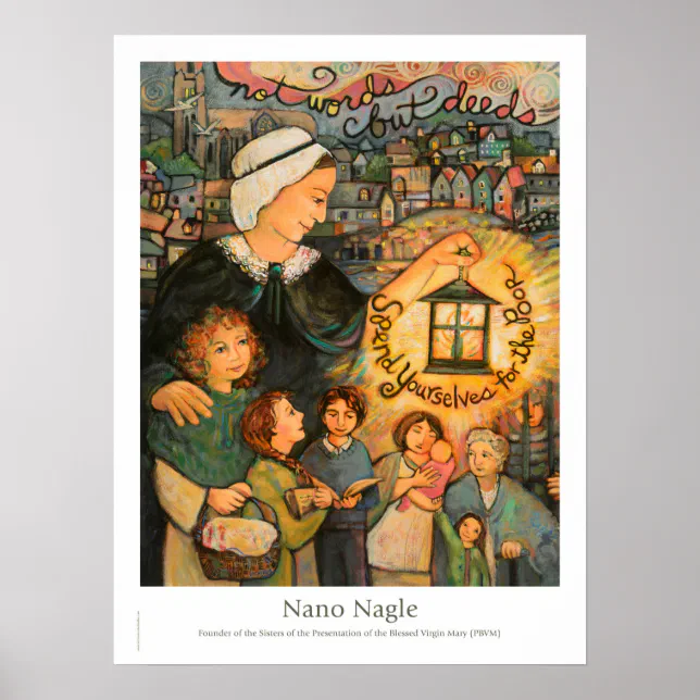 Nano Nagle, Presentation Founder poster | Zazzle