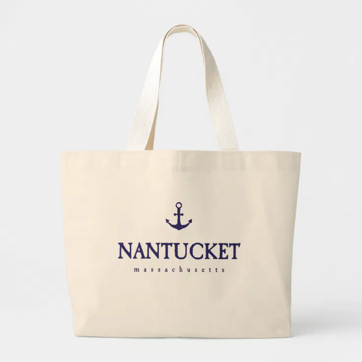 Nantucket Large Tote Bag | Zazzle