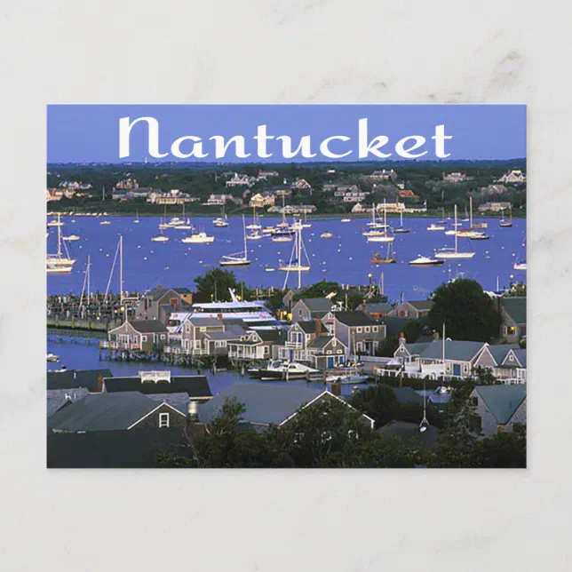 Nantucket Massachusetts Cape Cod Postcard | Zazzle