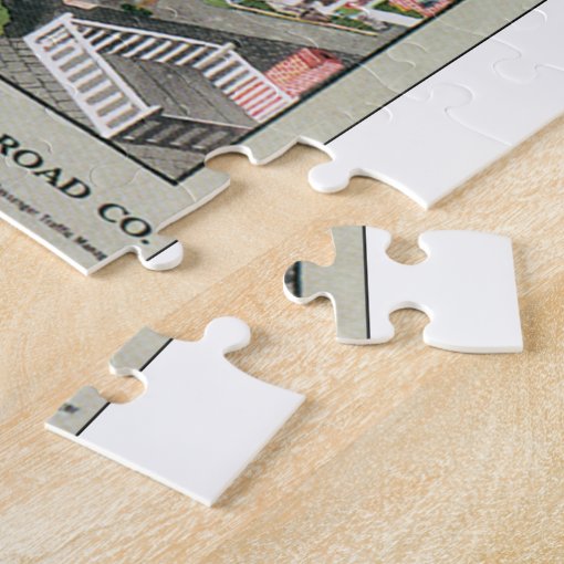 Nantucket Vintage Travel Poster Artwork Jigsaw Puzzle Zazzle