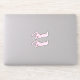 Naomi Decorative Name in Pink x2 Sticker | Zazzle