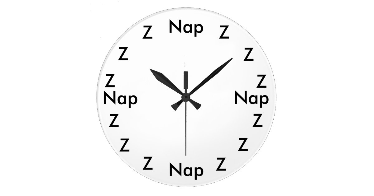 Nap Time Clock | Zazzle