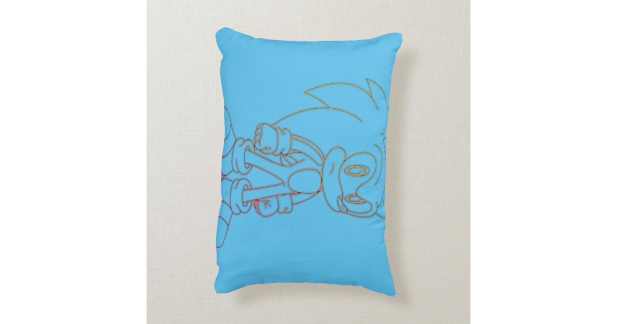 Nap With Sonic: Sonic the Hedgehog Pillow | Zazzle
