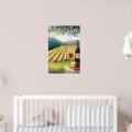 Napa Valley, California Wine Country Travel Poster | Zazzle
