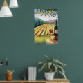 Napa Valley, California Wine Country Travel Poster | Zazzle