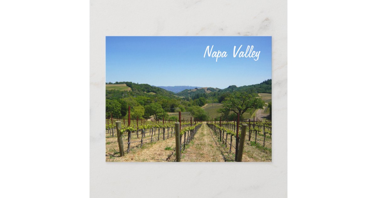 Napa Valley Postcard | Zazzle