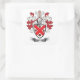 Napier Family Crest Coat of Arms Square Sticker | Zazzle