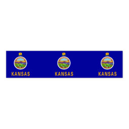 Napkin Band with flag of Kansas, USA | Zazzle
