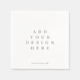 Napkin Printing Custom Design | Zazzle