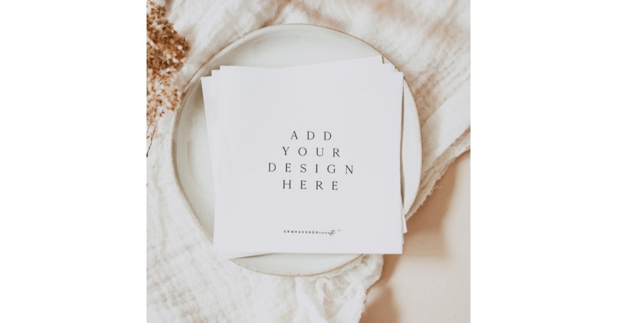 Napkin Printing Custom Design | Zazzle