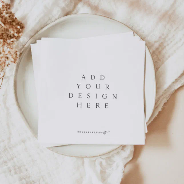 Napkin Printing Custom Design | Zazzle