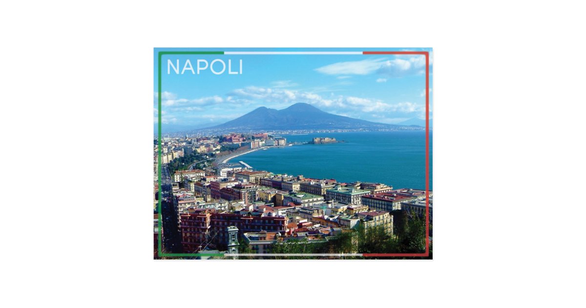 Naples - Napoli Postcard. Postcard | Zazzle.com