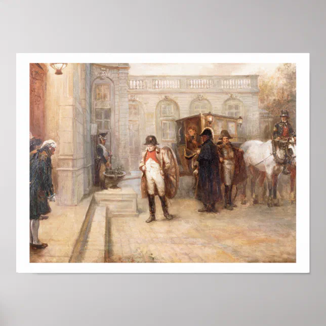 Napoleon after Waterloo (oil on canvas) Poster | Zazzle