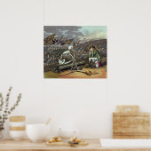 Napoleon and skeleton, 18th poster | Zazzle